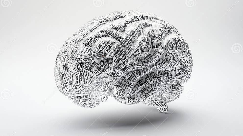 A Detailed Arrangement of Words and Phrases Forms a Human Brain ...