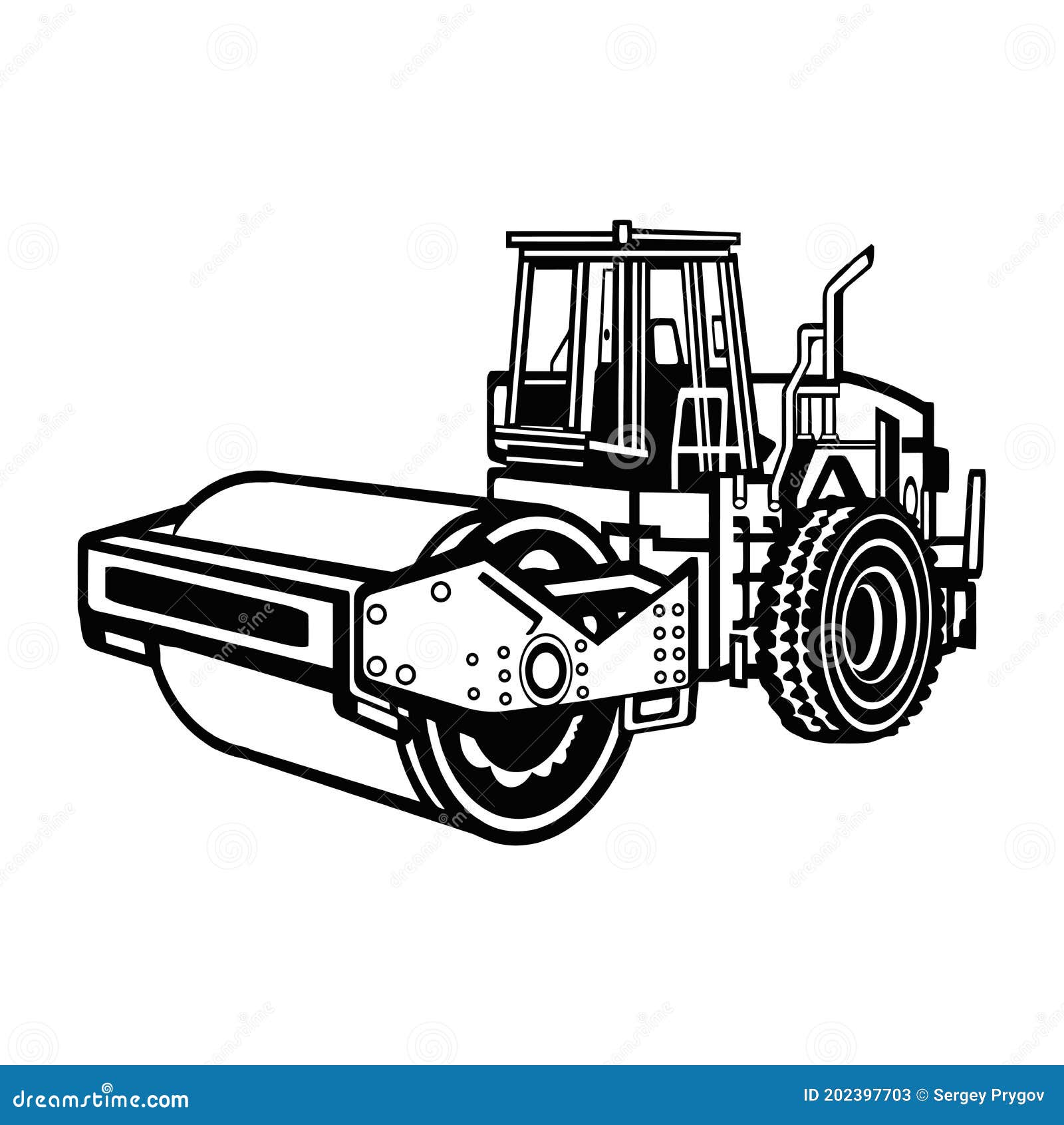 Detailed Asphalt Steam Roller - Compactor Equipment Builder ...