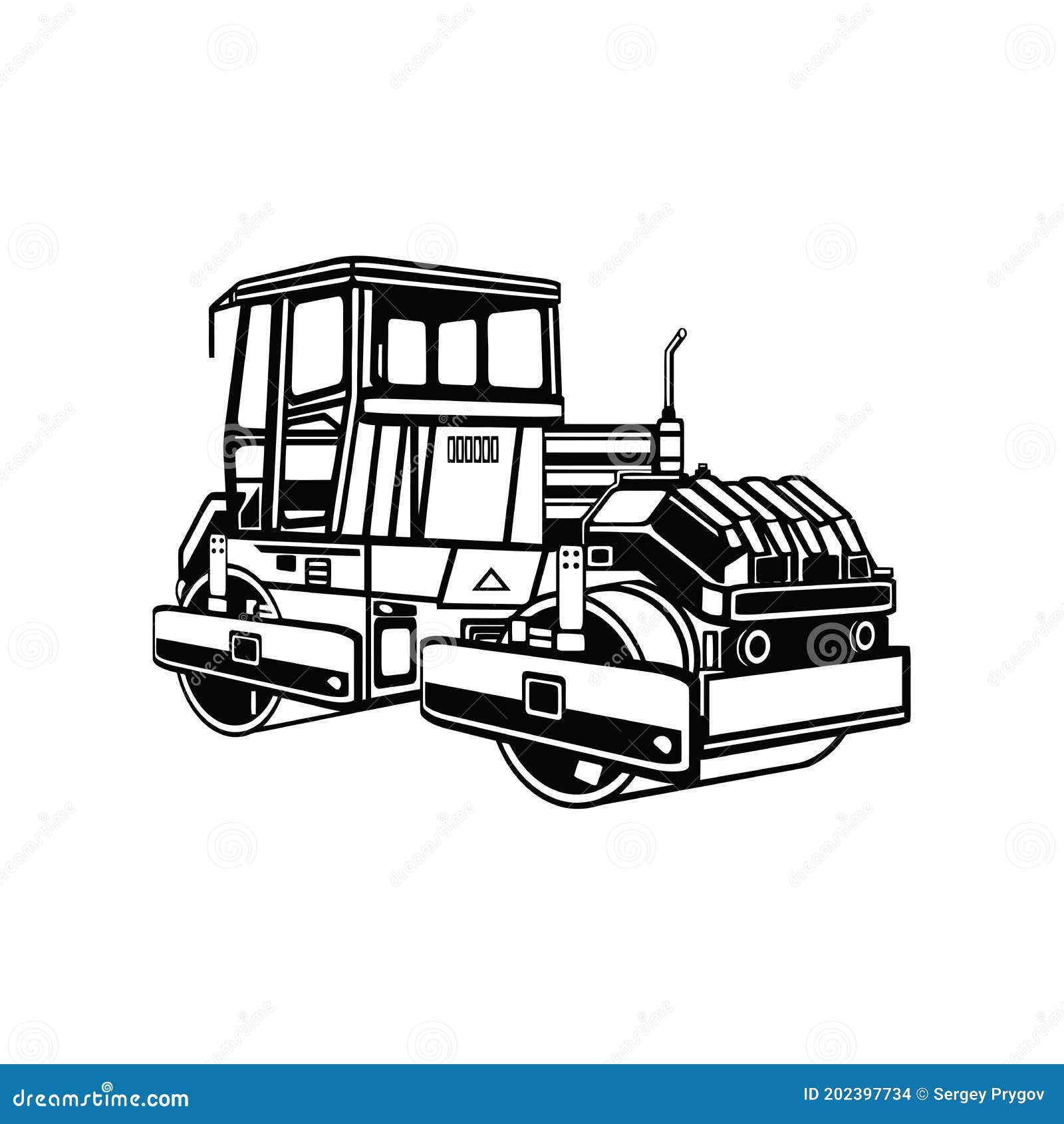 Detailed Asphalt Steam Roller - Compactor Equipment Builder ...