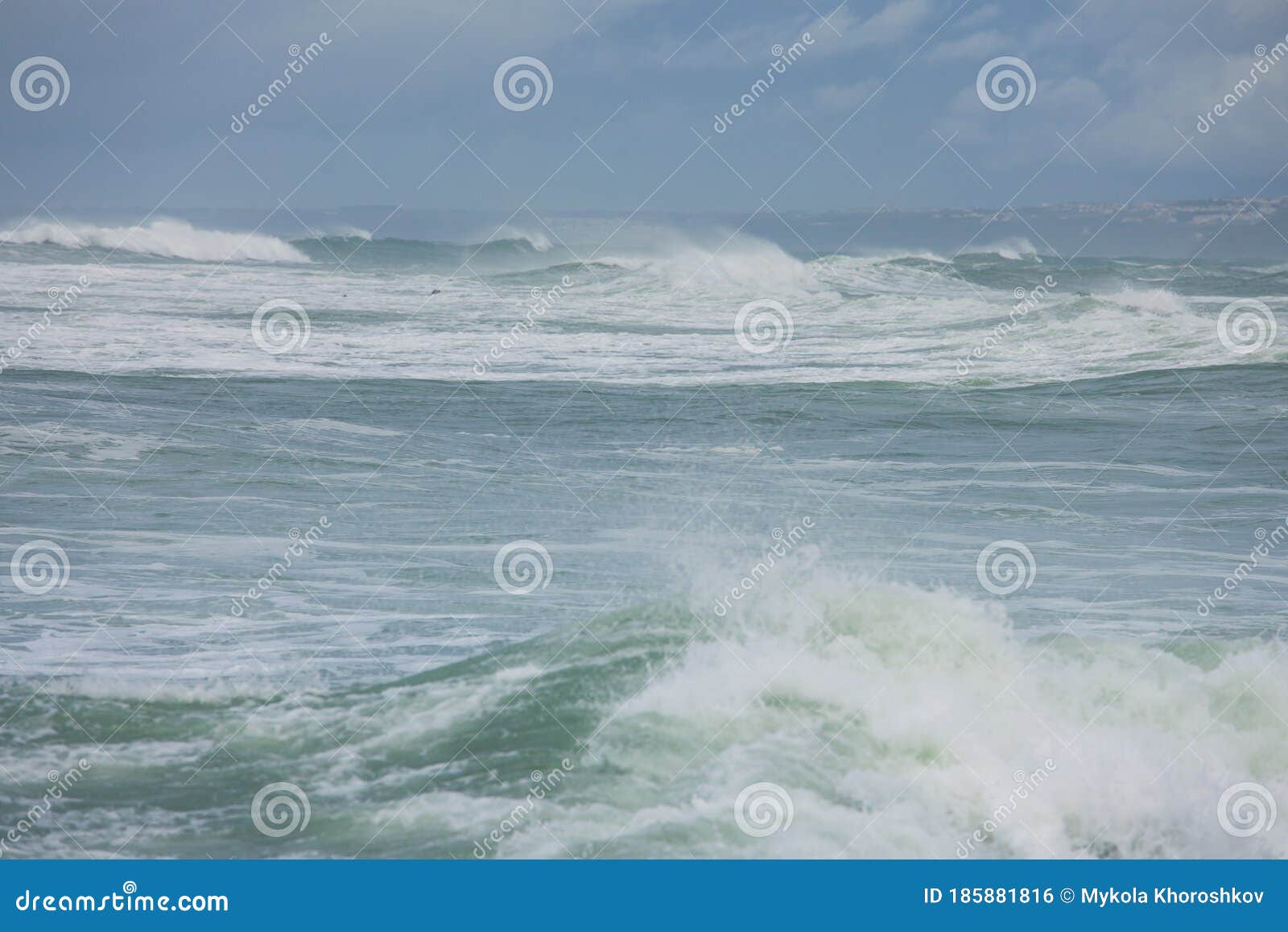 Detailed Atlantic Stormy Big Wave Stock Photo - Image of power, break ...