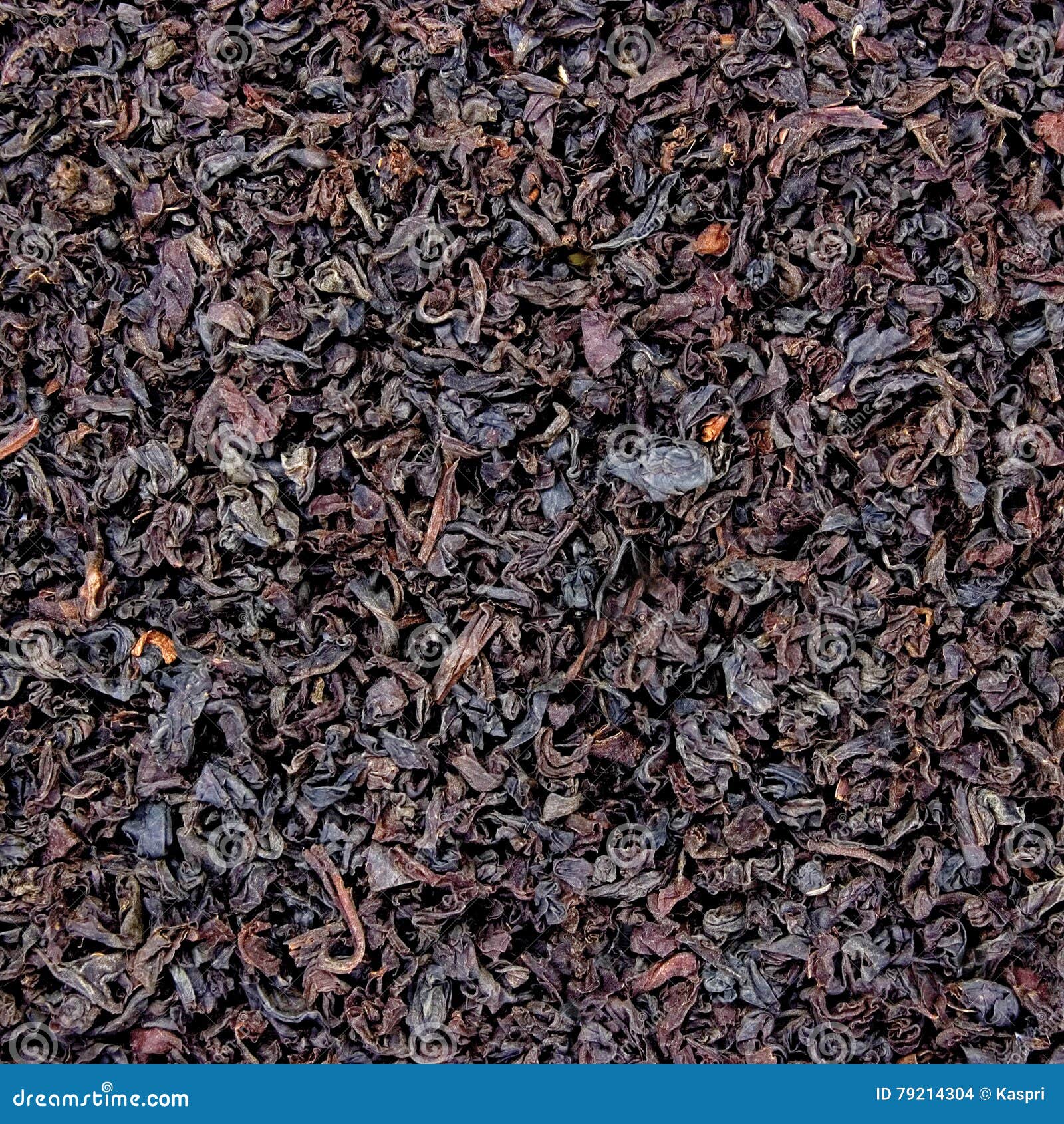 Detailed Black Loose Tea Leaf Texture Pattern, Large Detailed Macro ...