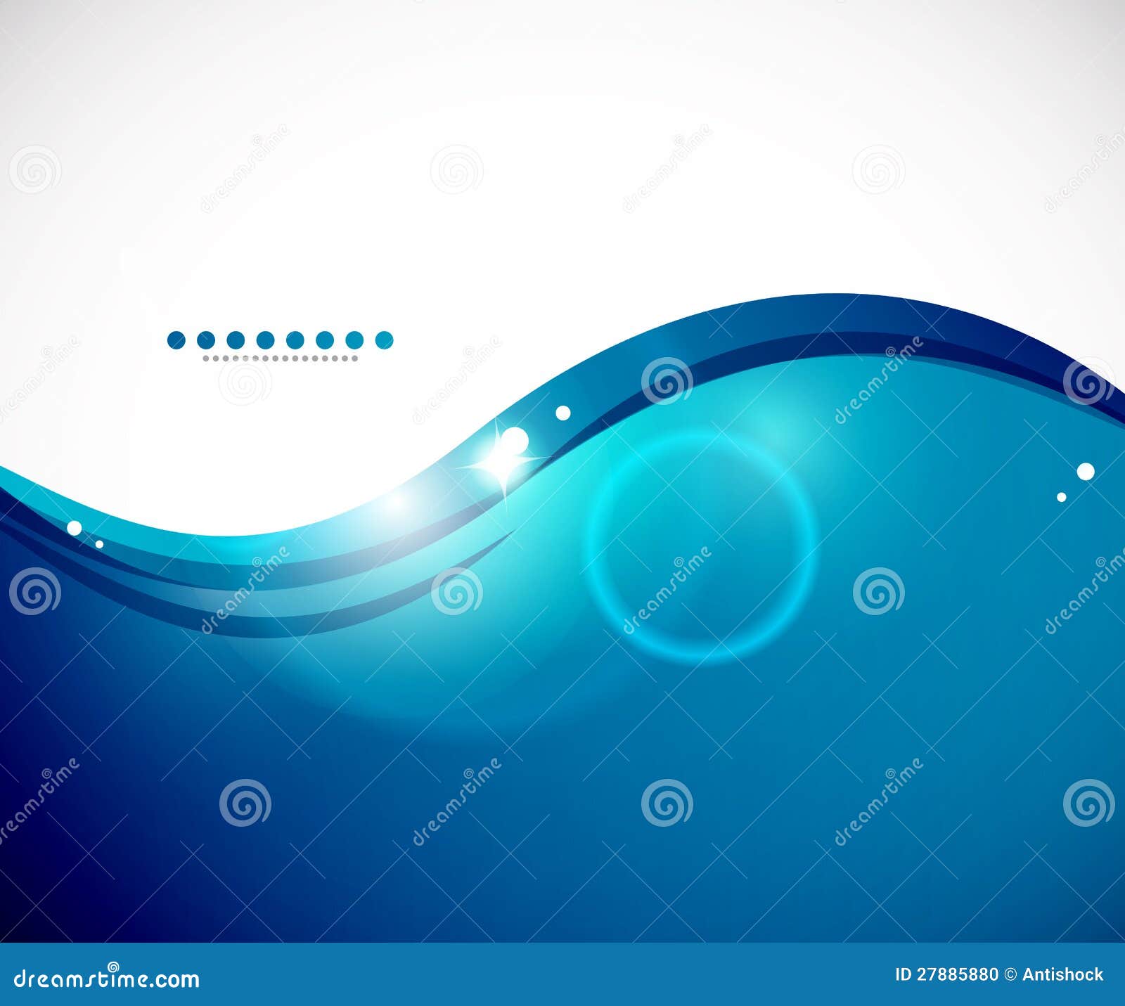 Detailed Blue Wavy Vector Abstract Background Stock Vector ...