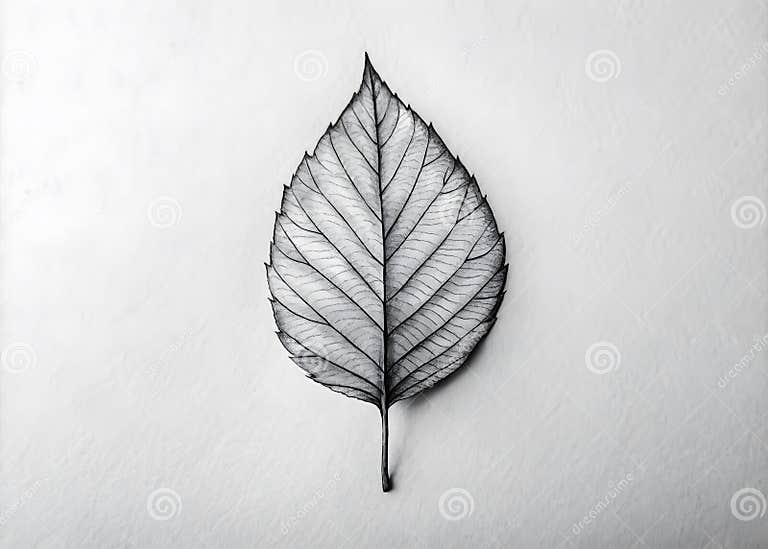 Detailed Botanical Illustration of a Single Leaf a Visual Guide To Leaf ...