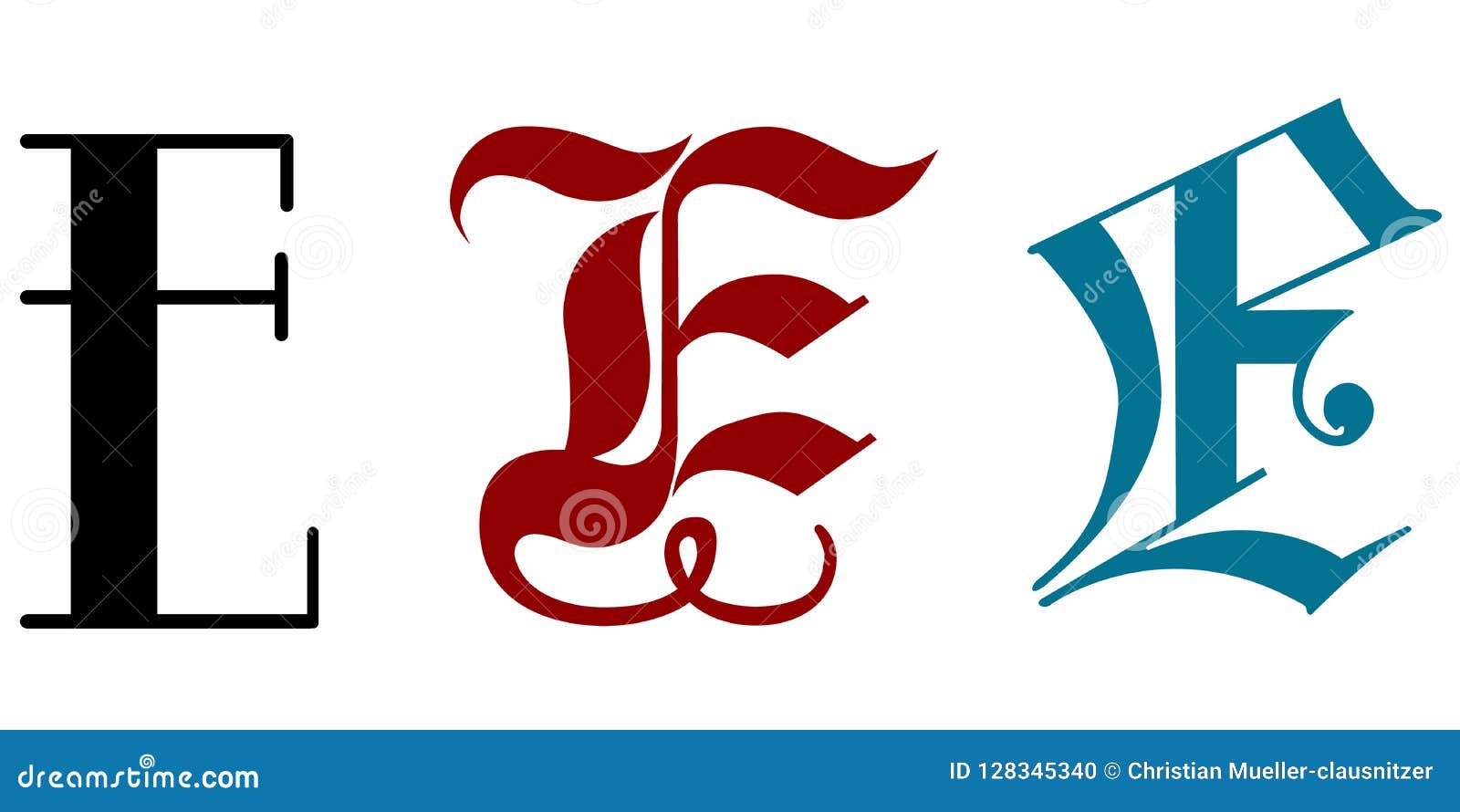 Detailed Calligraphic Letters Stock Vector - Illustration of sign ...