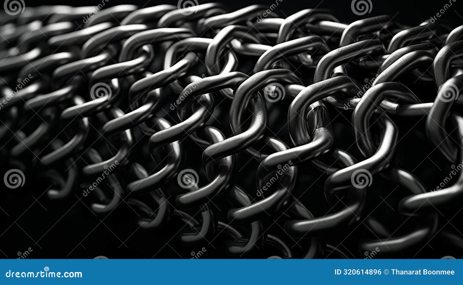 Detailed Chain Link Texture Illustration with a Metallic Pattern and ...