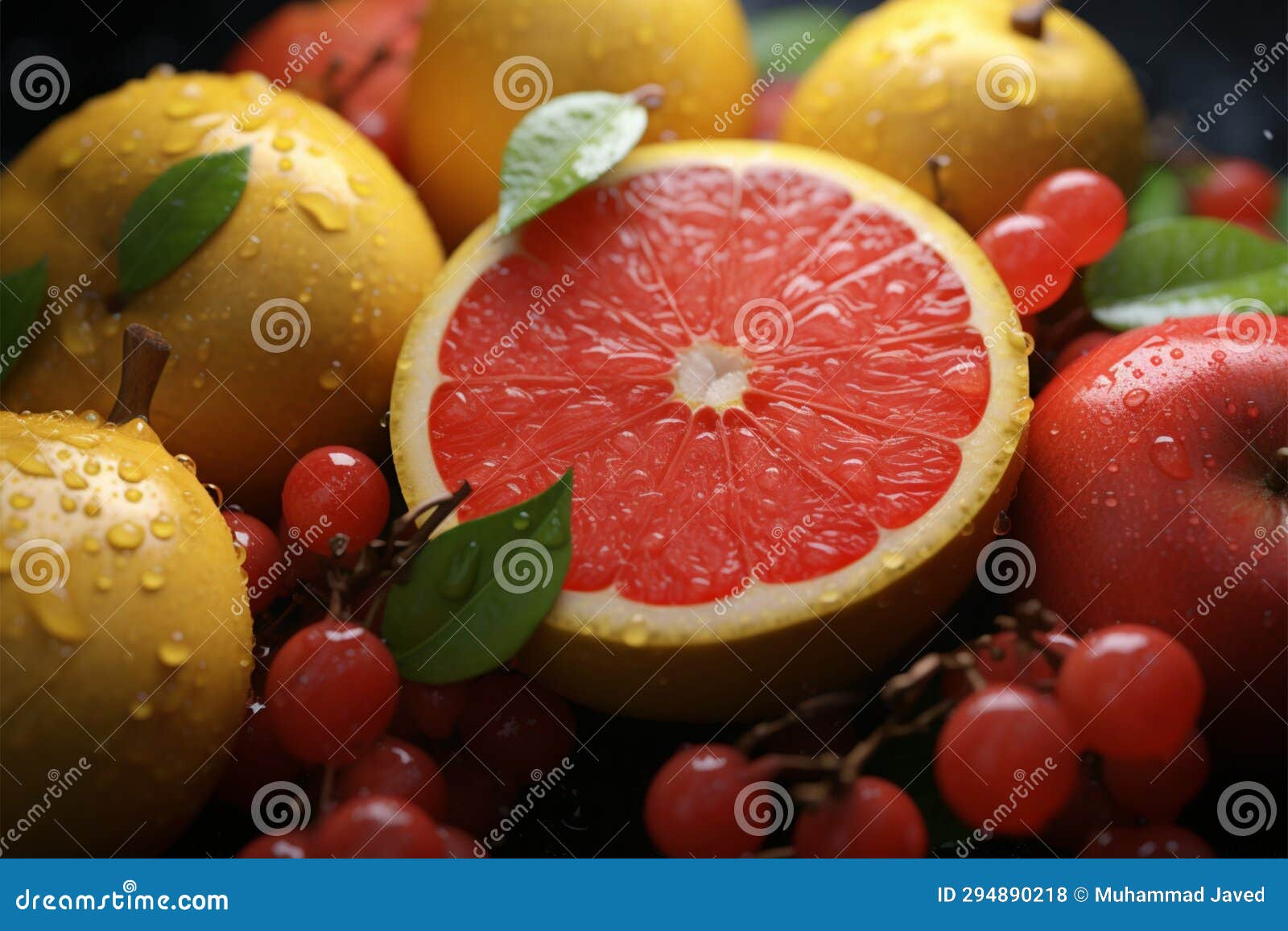 A Detailed Close Up Capturing The Beauty Of A Single Fruit Royalty-Free ...