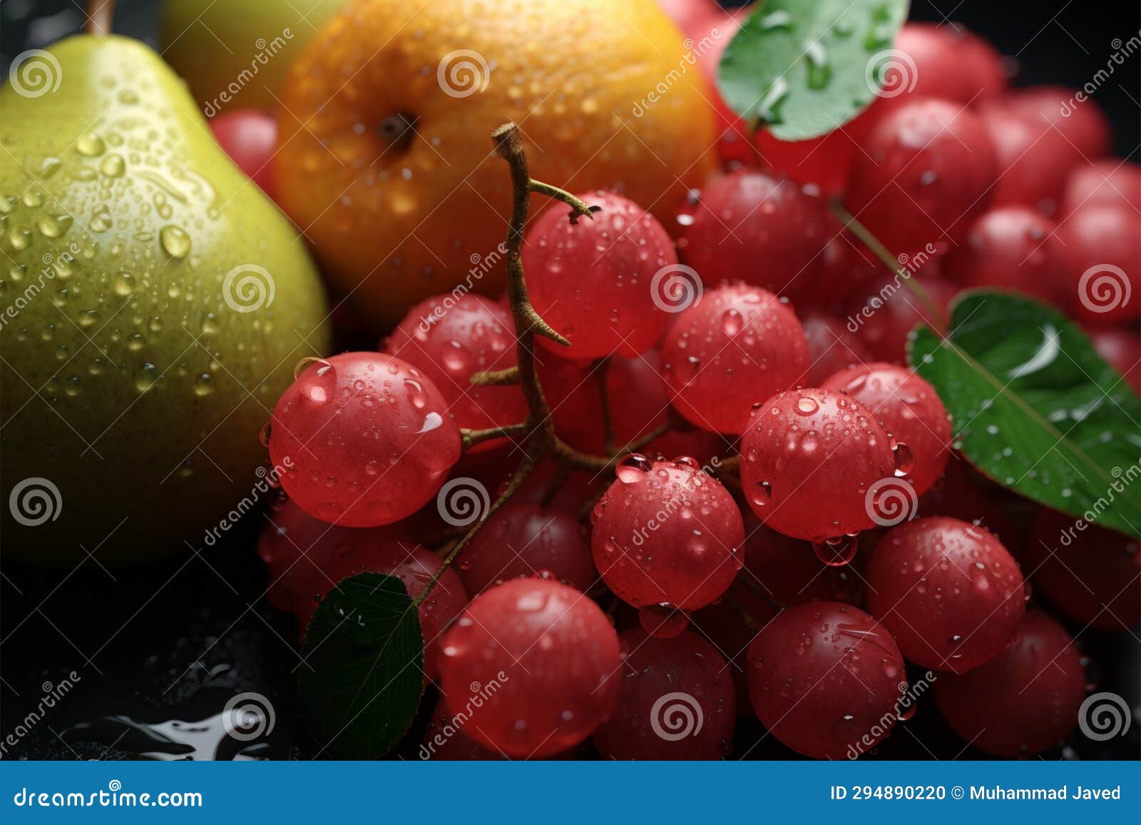 A Detailed Close Up Capturing the Beauty of a Single Fruit Stock ...