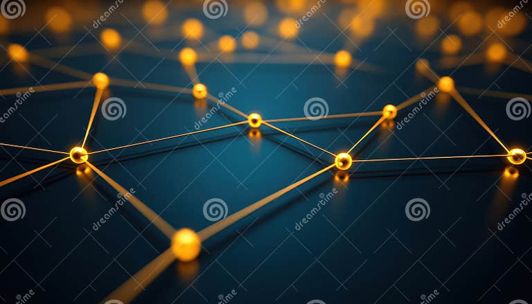 A Detailed Close-up of a Complex Artificial Intelligence and Neural ...