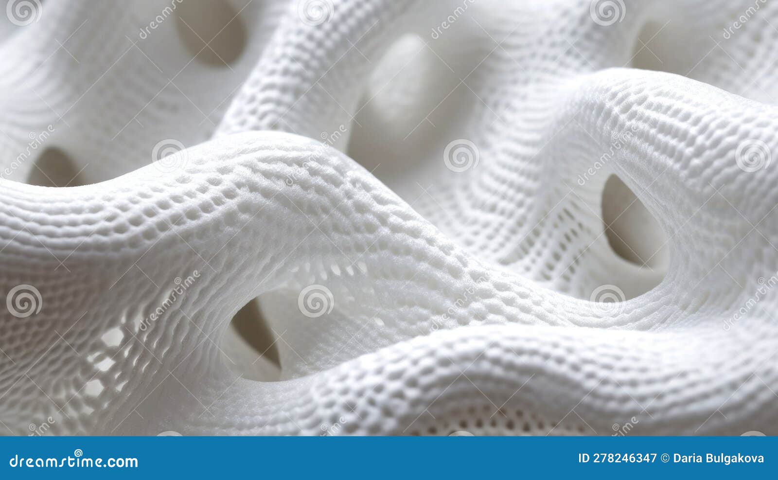 Detailed Close-up Highlights the Subtle Abstract Waves Texture of White ...