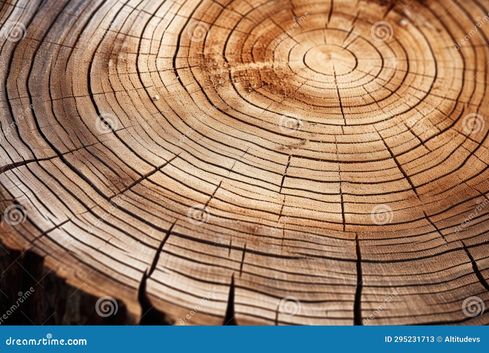 A Detailed Close-up Image of Tree Rings Stock Image - Image of tree ...