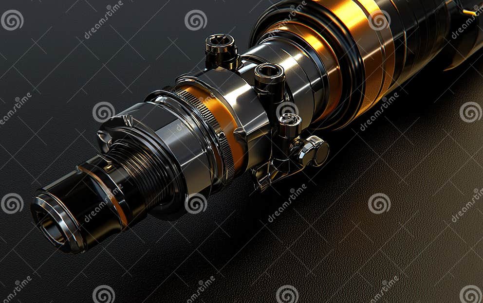 Detailed Close-up of an Intricate Mechanical Component Showcasing ...