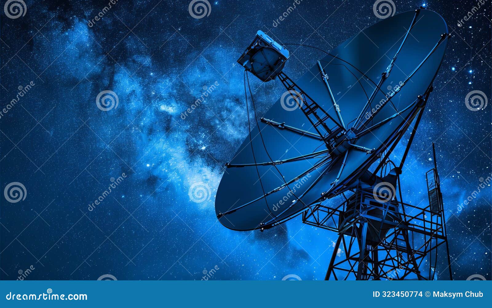 Detailed Close Up of Telecommunications Satellite Featuring Intricate ...