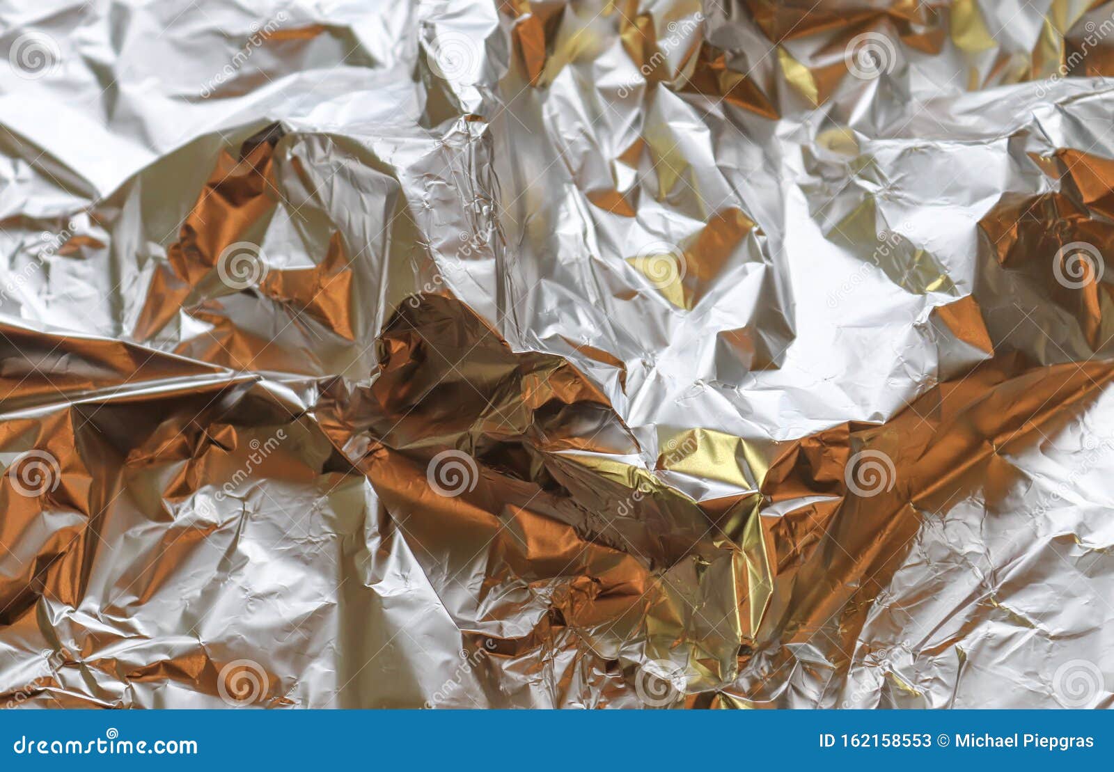 Detailed Close Up View on Colorful Lightened Aluminum Foil Textures ... Detailed Close Up View on Colorful Lightened Aluminum Foil Textures ...