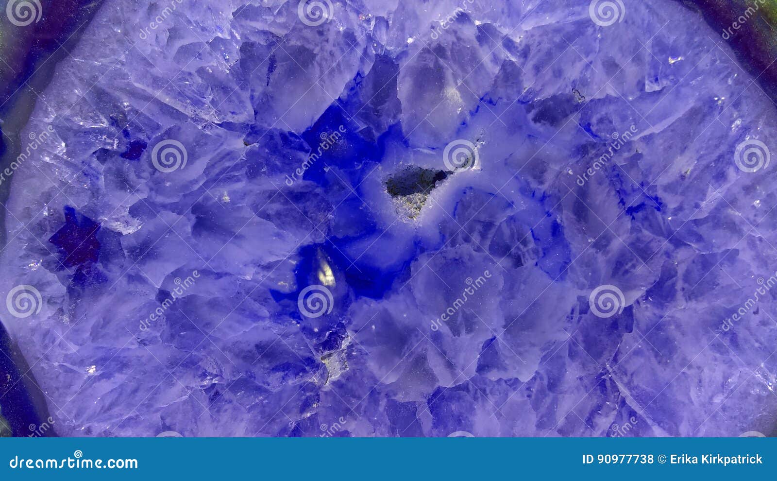 Purple Geode Slice stock photo. Image of influence, crystals - 90977738