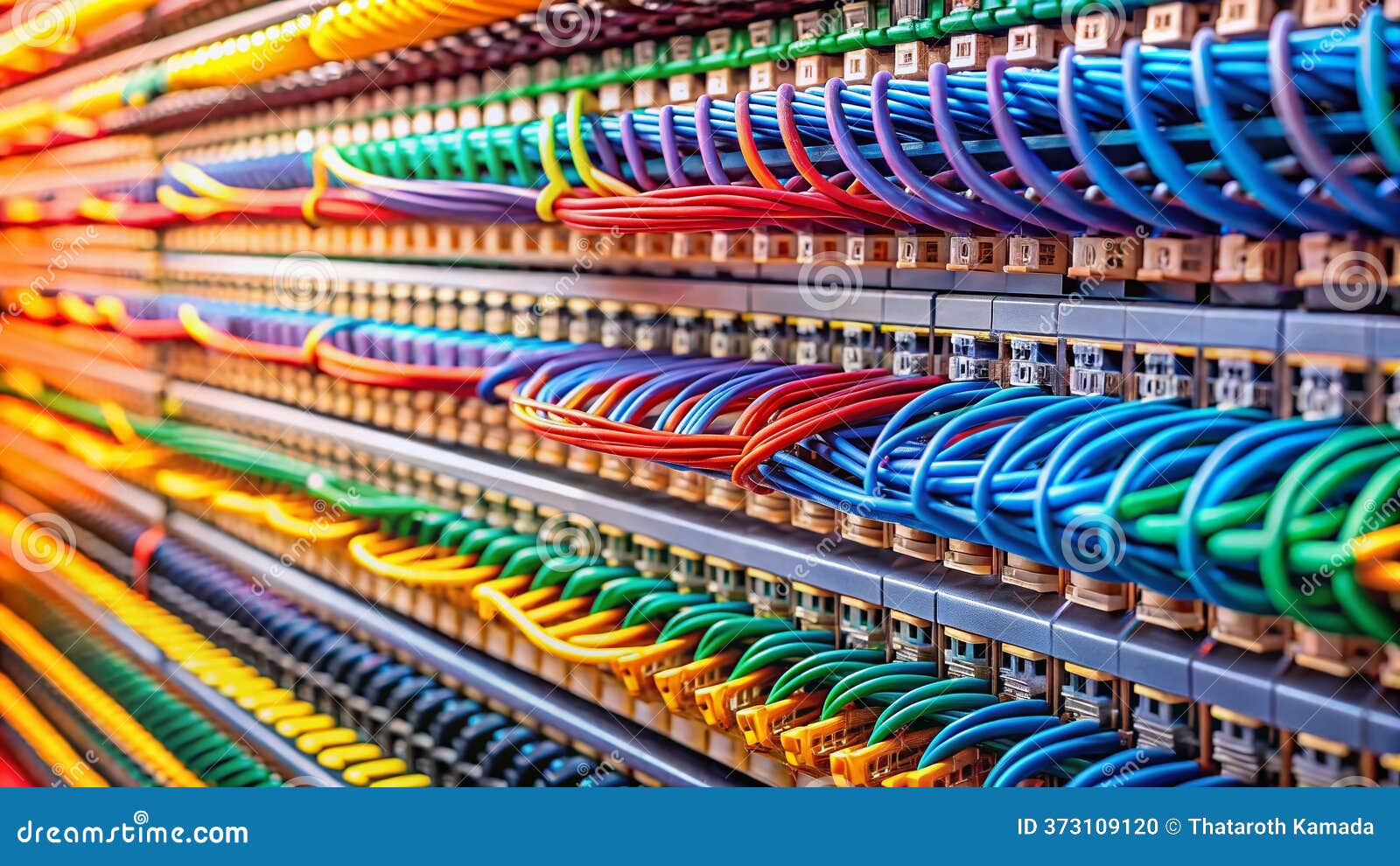 Telecommunications Cabling Structured Royalty-Free Cartoon ...