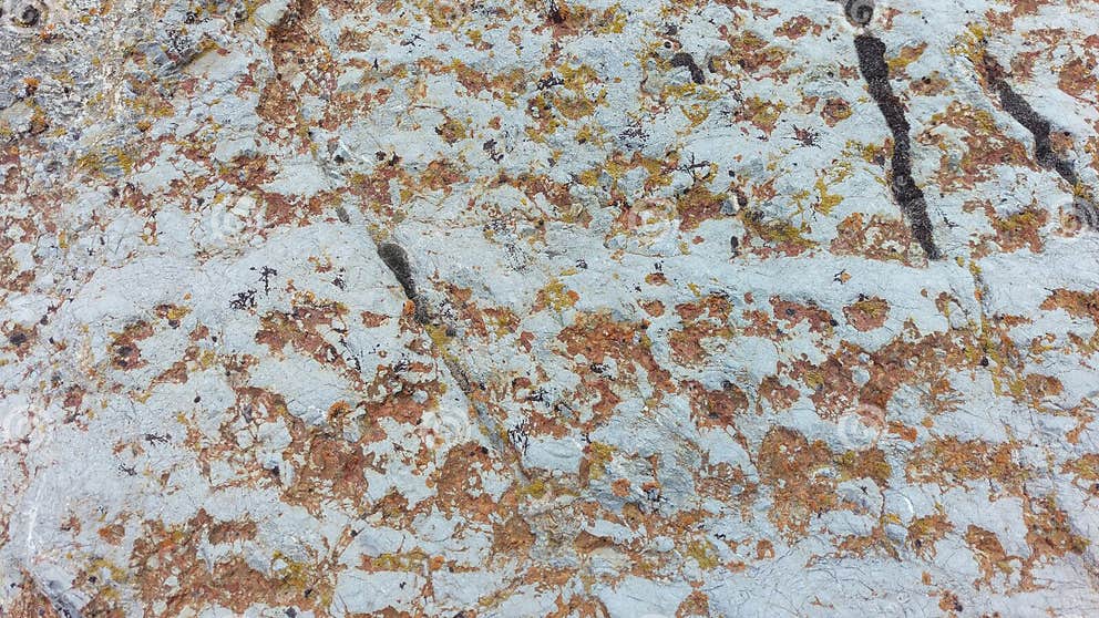 White Boulder with Rusty Spots Stock Image - Image of wallpaper ...
