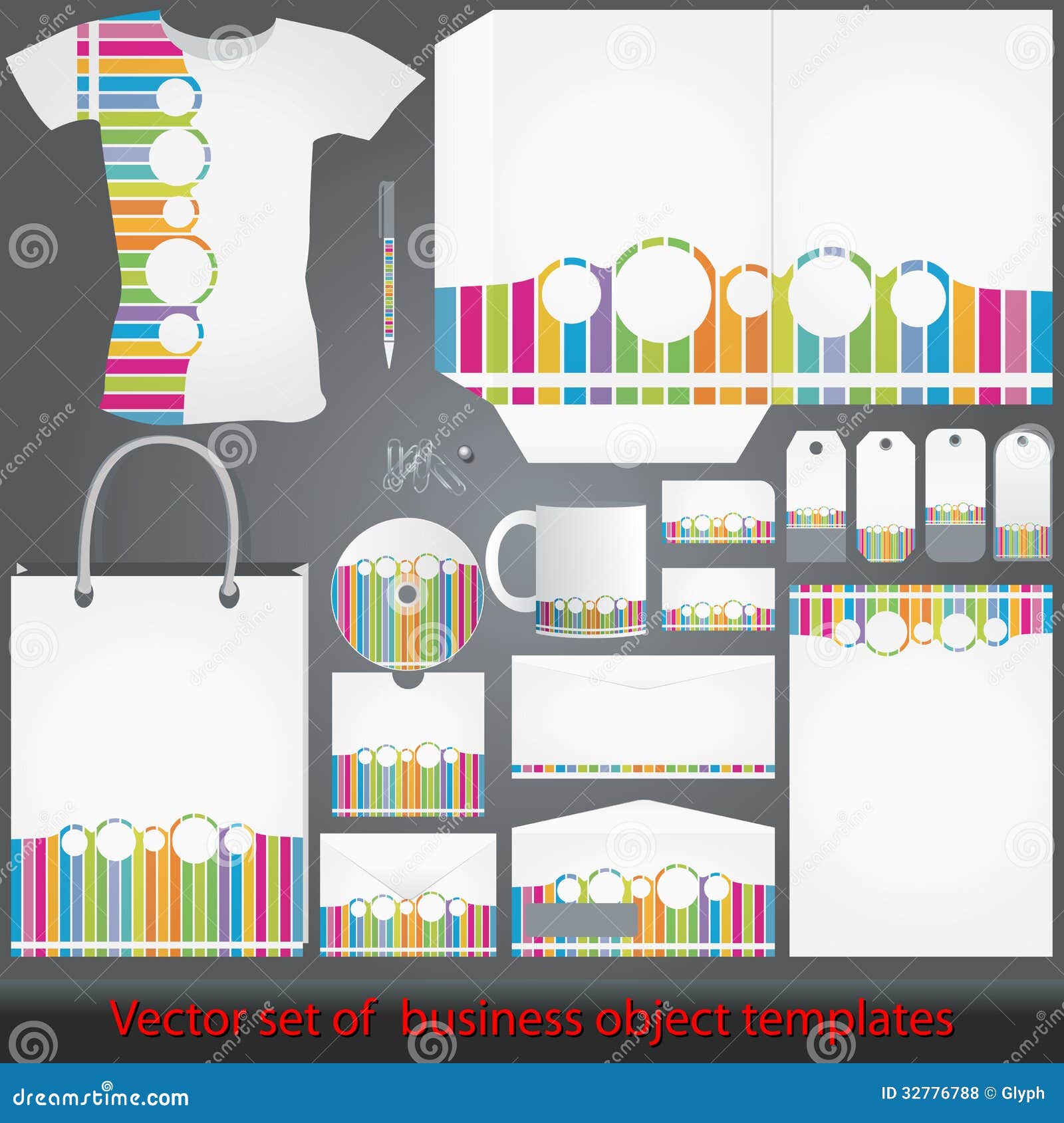 Detailed Colorful Corporate Templates Stock Vector - Illustration of ...