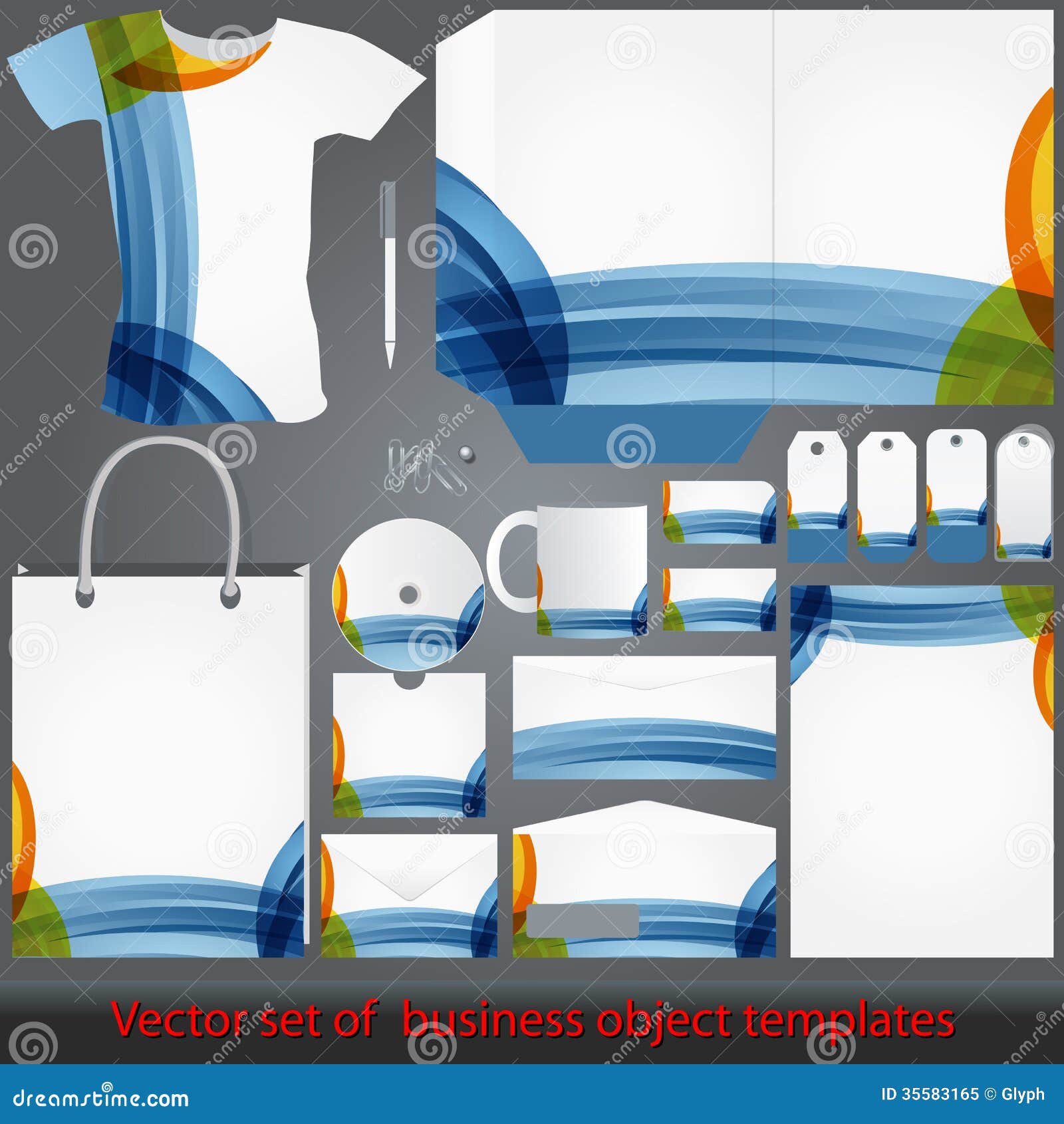 Detailed Colorful Corporate Templates Stock Vector - Illustration of ...