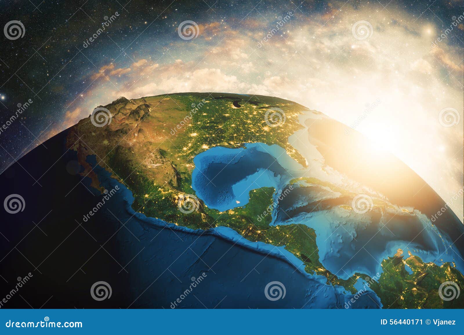 Detailed colorful Earth stock illustration. Illustration of colorful ...