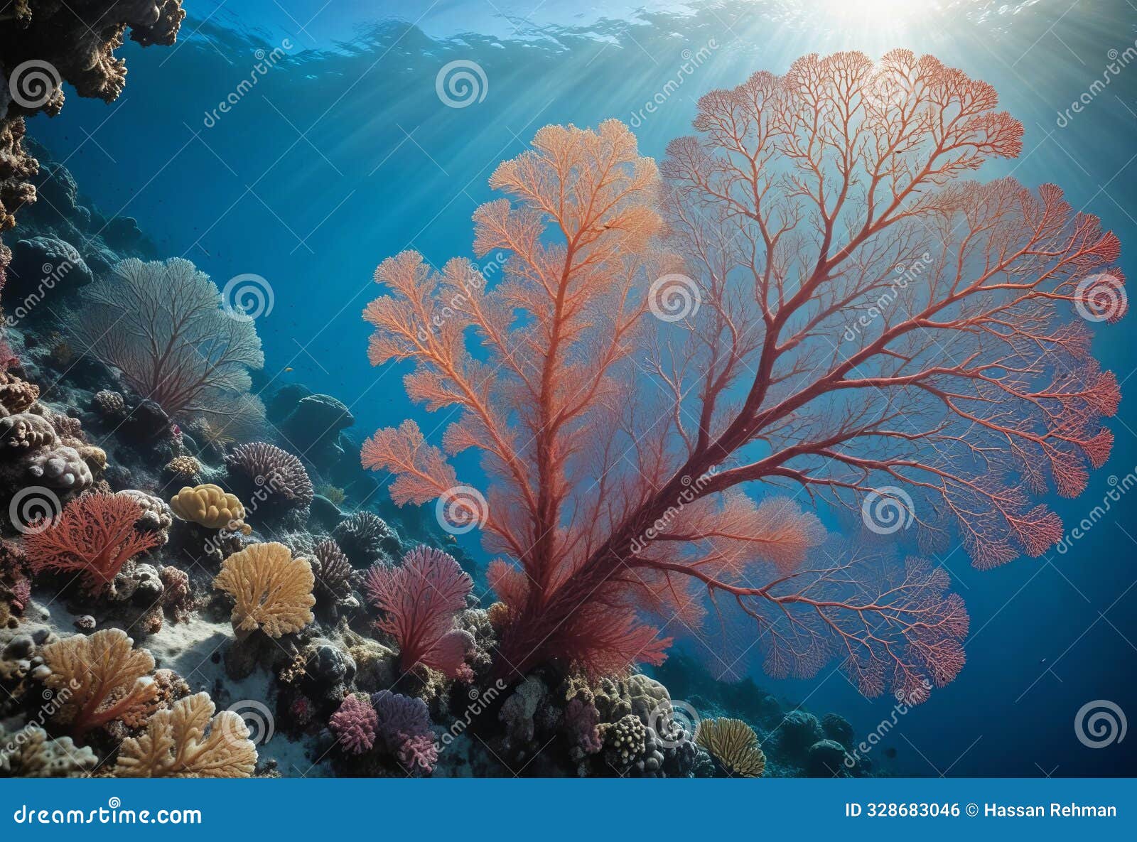 A Detailed and Compelling Image of a Deep Sea Stock Illustration ...
