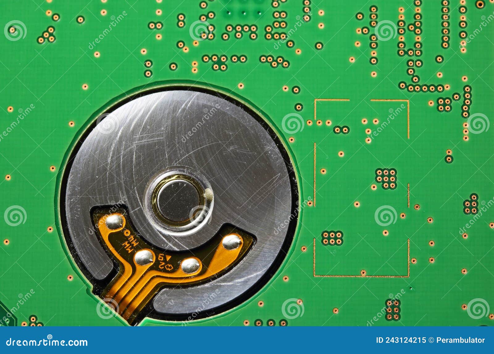 DETAILED COMPONENTS of a HARD DRIVE Stock Illustration - Illustration ...