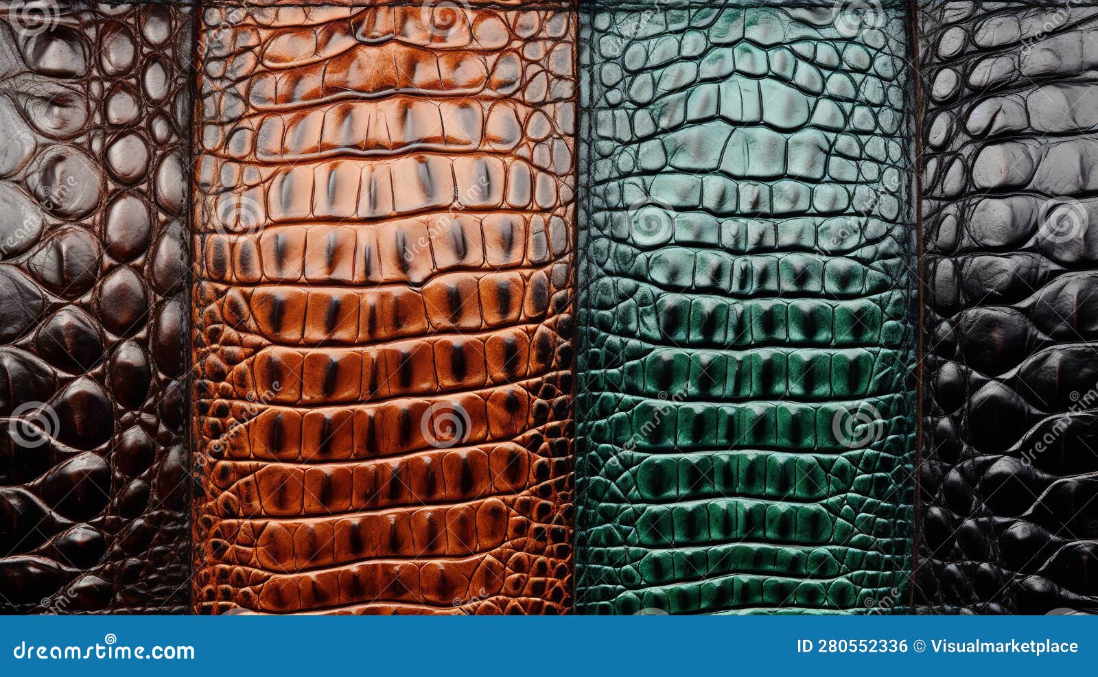 Detailed Crocodile Leather Pattern Stock Illustration - Illustration of ...