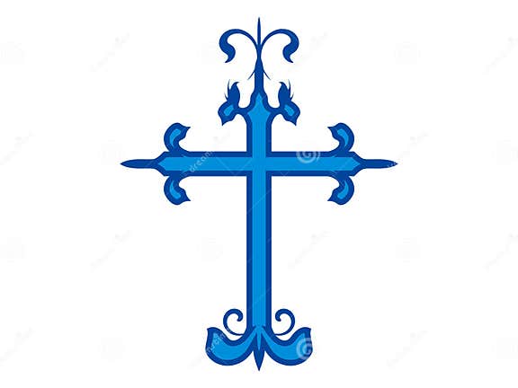 Detailed Cross stock illustration. Illustration of idea - 9117596