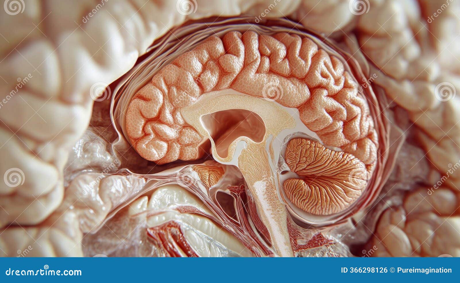 Detailed Cross-Section Illustration Of Human Skin Anatomy Showing Hair ...