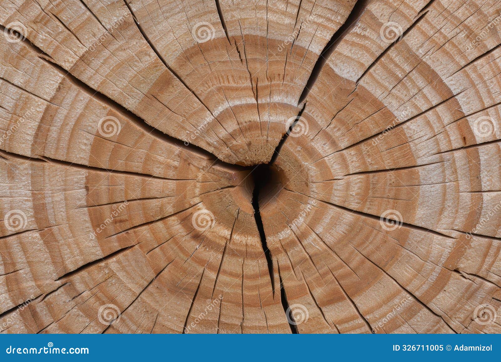 Detailed Cross-section of a Tree Trunk Stock Illustration ...