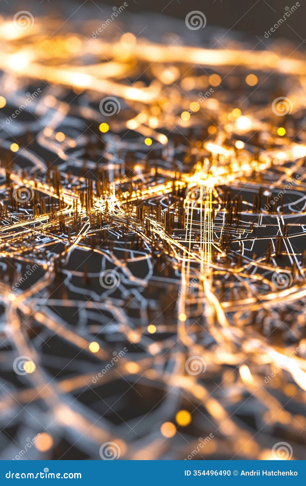 A Detailed 3D GIS Map of Metropolitan Areas with Glowing Pathways ... A Detailed 3D GIS Map of Metropolitan Areas with Glowing Pathways ...