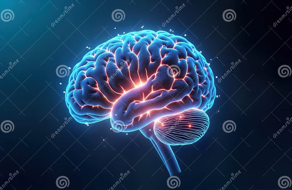 Detailed 3D Human Brain Model Highlights Neural Connections, Structures ...