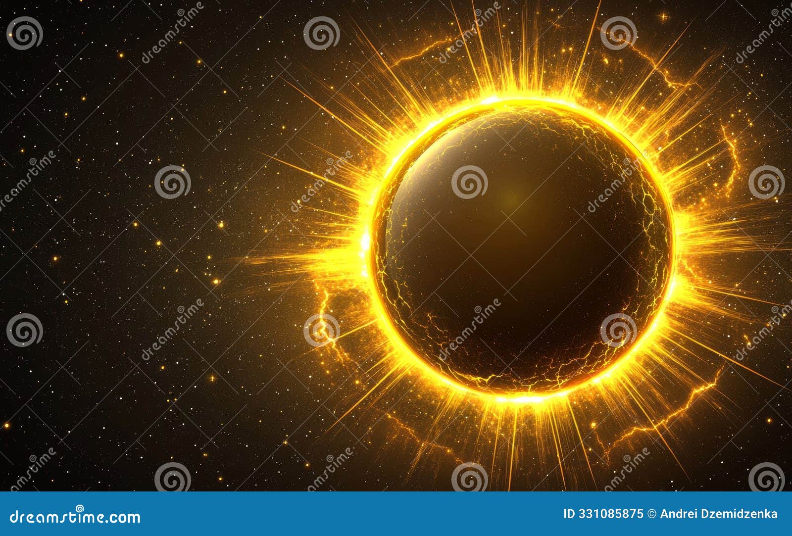 Detailed 3D Illustration of the Collapsing Star, Supernova Explosion ...