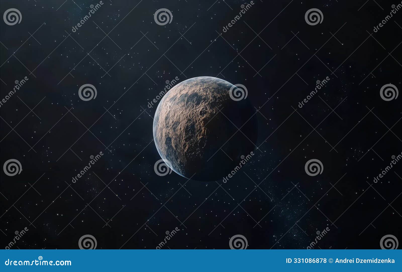 Detailed 3D Illustration of the Earth, Solar System, and Planets. High ...