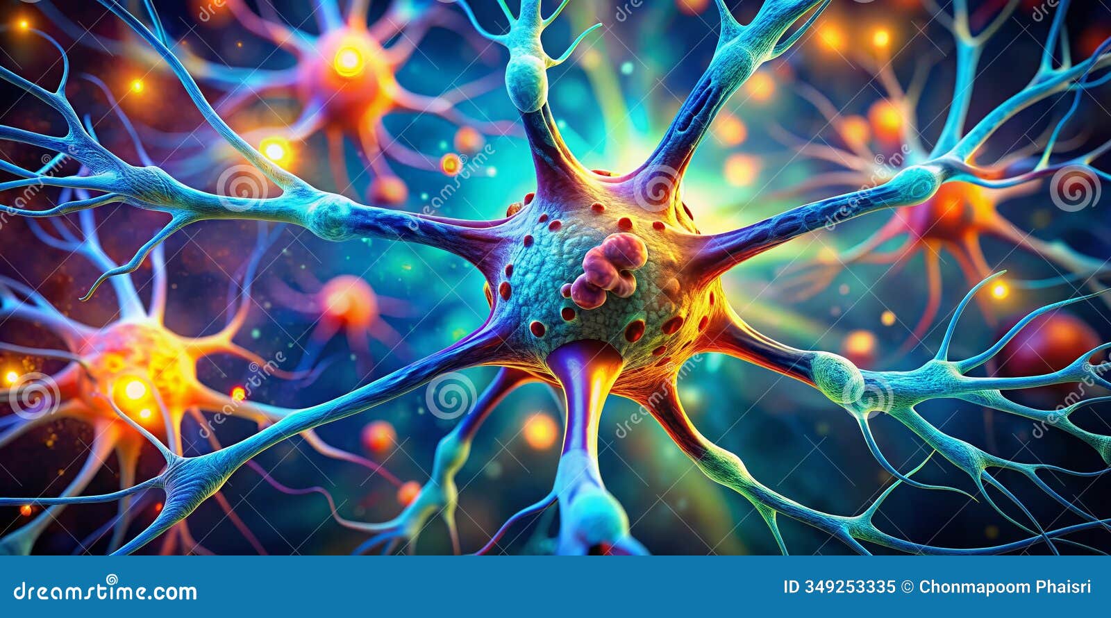 Neurons Communicate With Each Other Using Electrochemical Signals, 3d ...