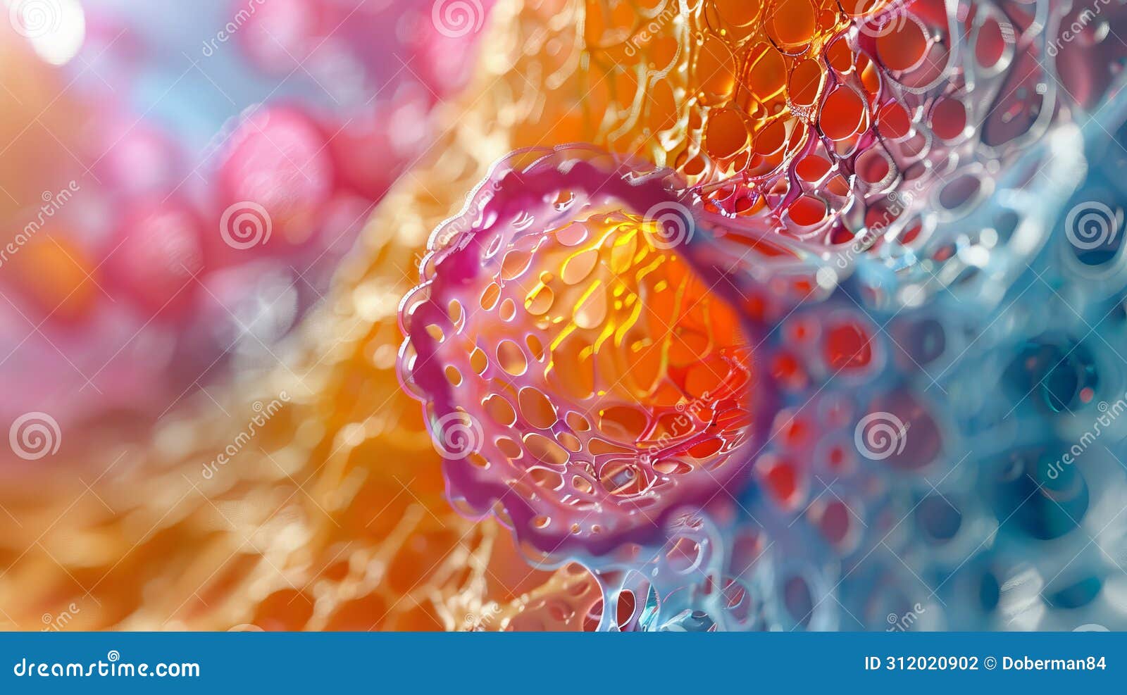 Vivid 3D Rendering of the Microscopic Structure of the Endometrium in ...