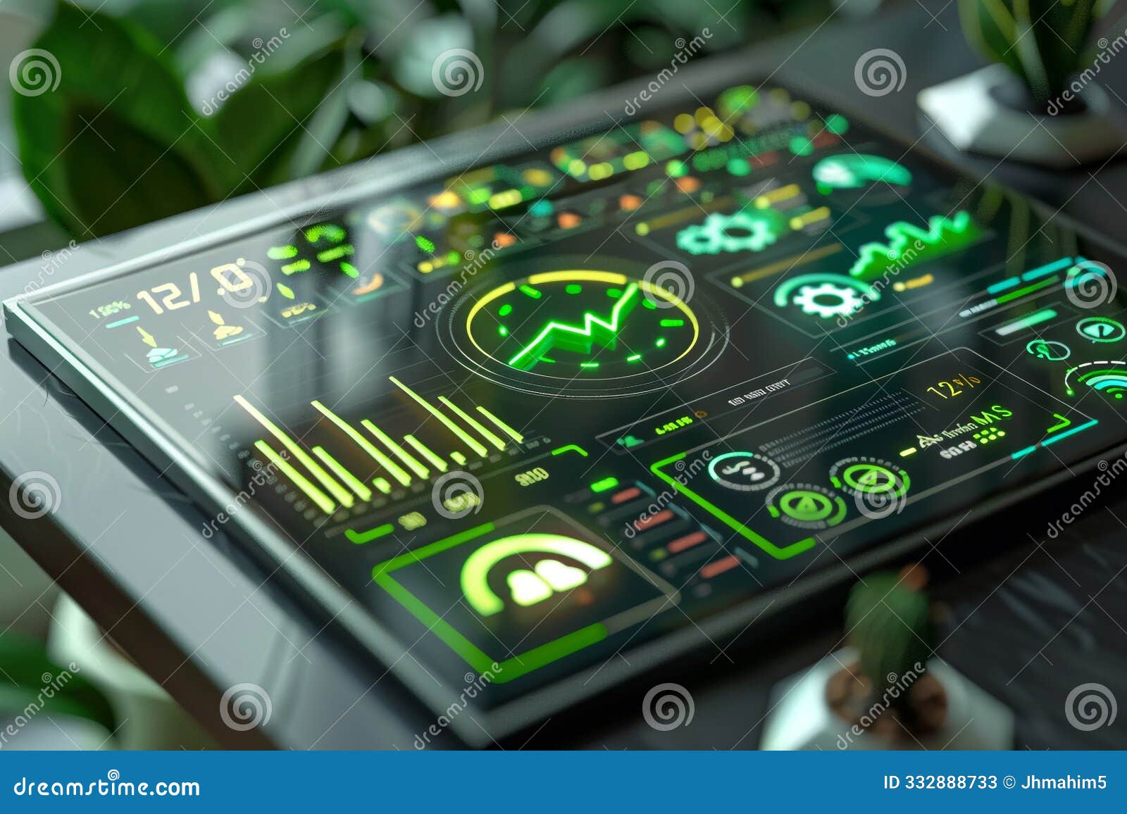 A Detailed 3D Model of an Ecofriendly Smart Home Interface Controlling ...