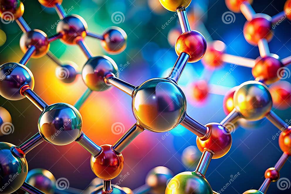 Detailed 3D Model of an Ethanol Molecule Exploring the Structure and ...