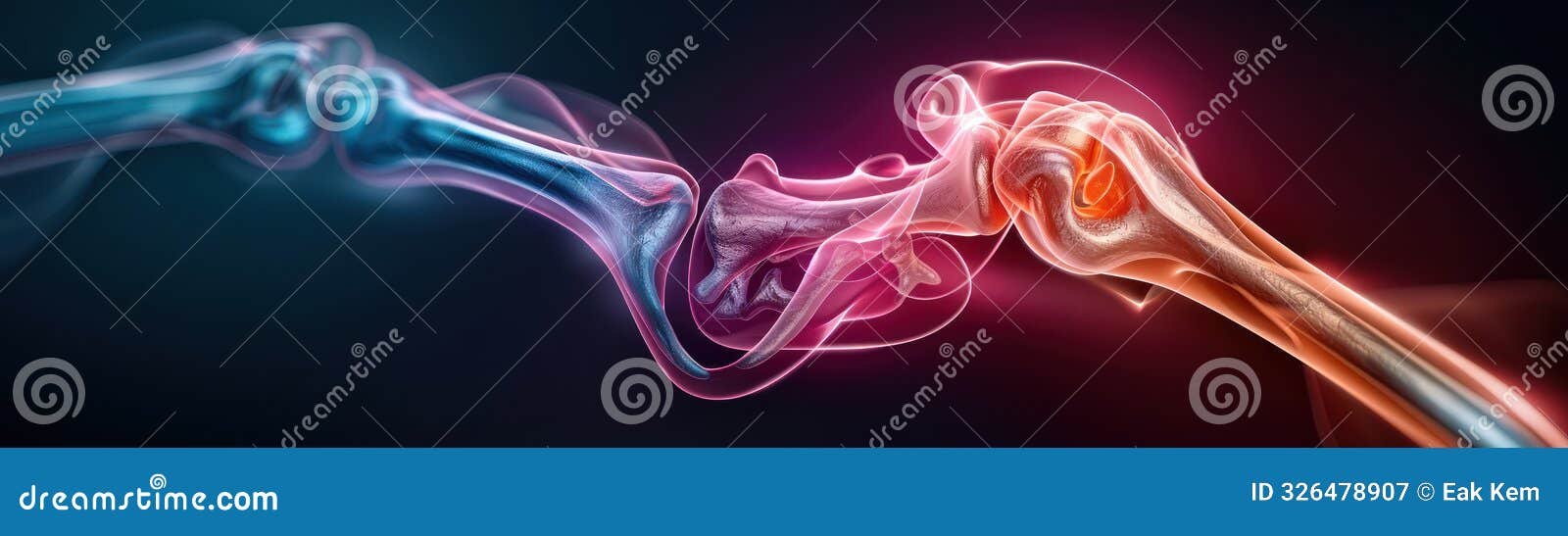 Hip Anatomy Detailed Imaging for Bone Structure 3D Model Visualization ...