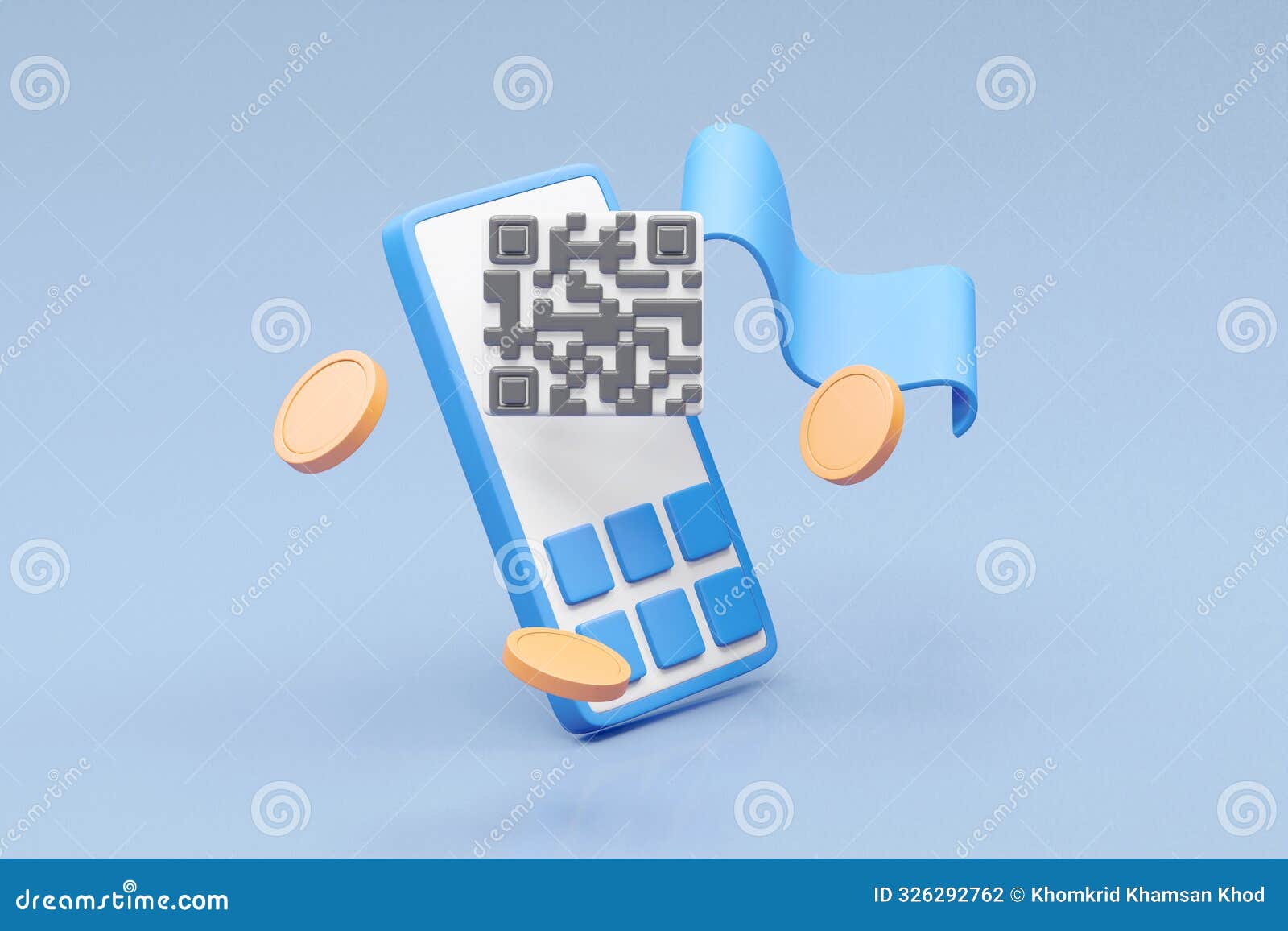 A Detailed 3D Render Illustrating the Convenience and Security of ...