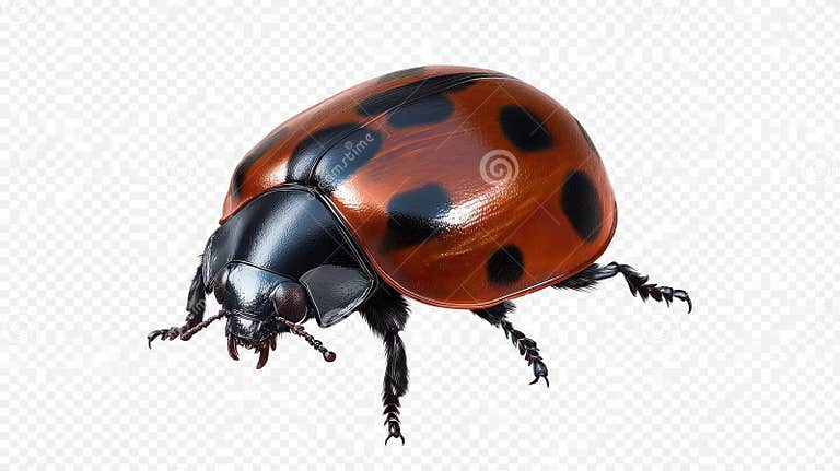 Detailed 3D Render of a Ladybug with Realistic Texture Stock Image ...