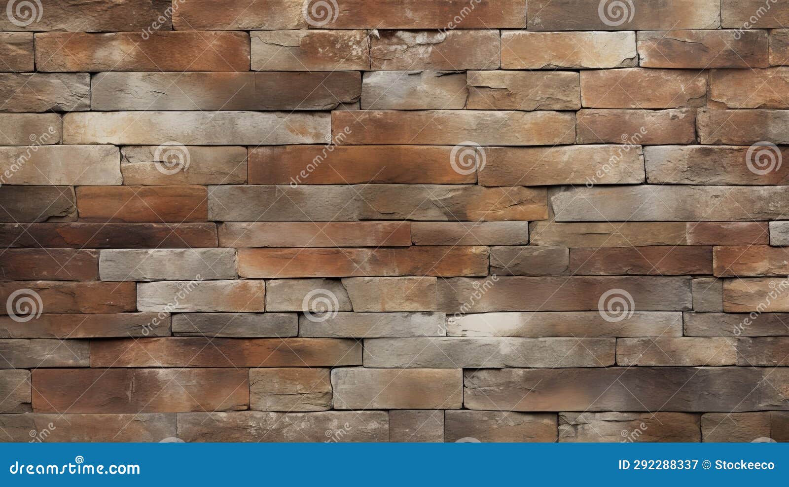 Dimensional Layering: Brown, Gray, and Terracotta Brick Background ...