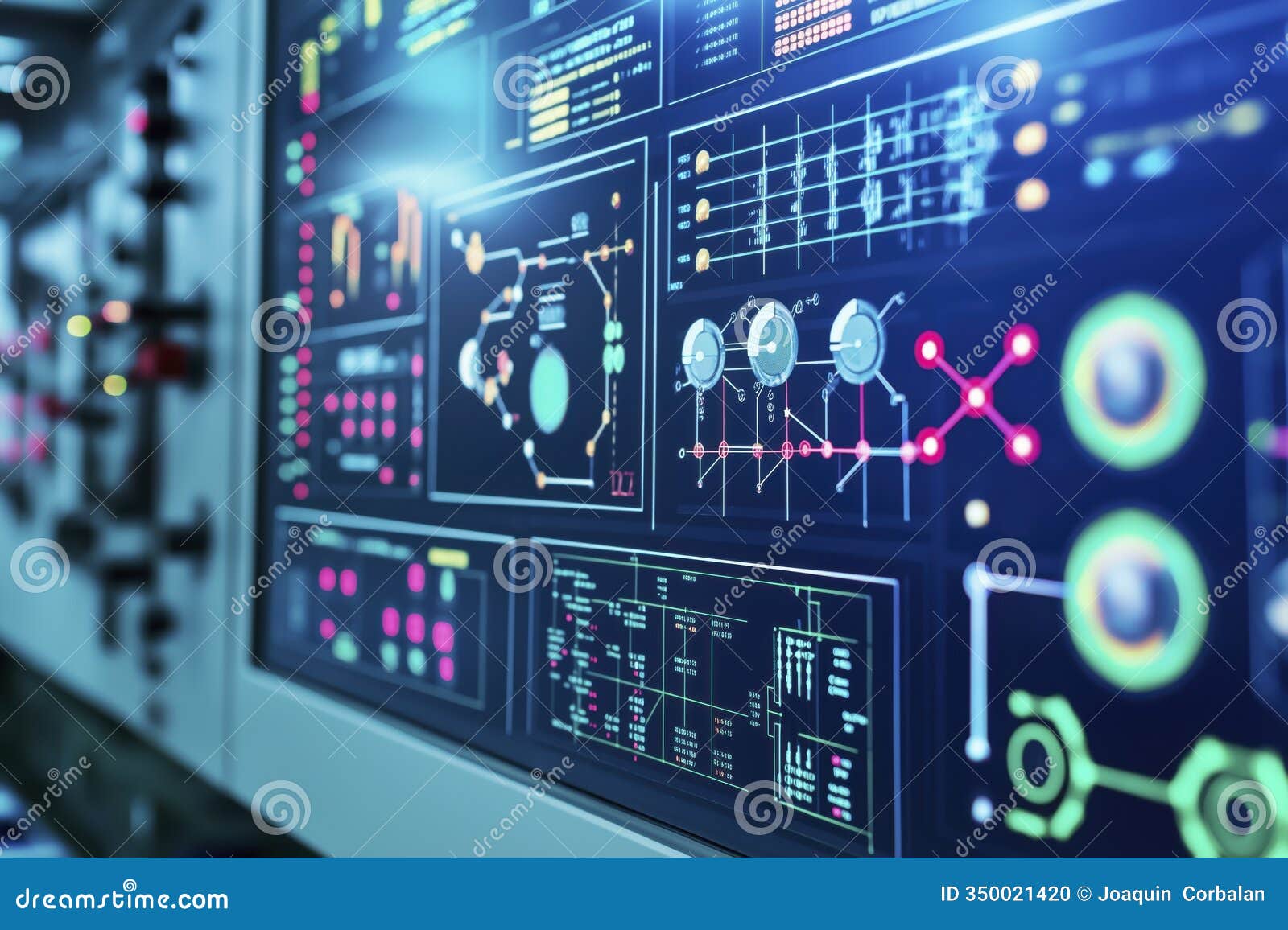 Close-up of Quantum Error Correction Algorithms Displayed on a Digital ...