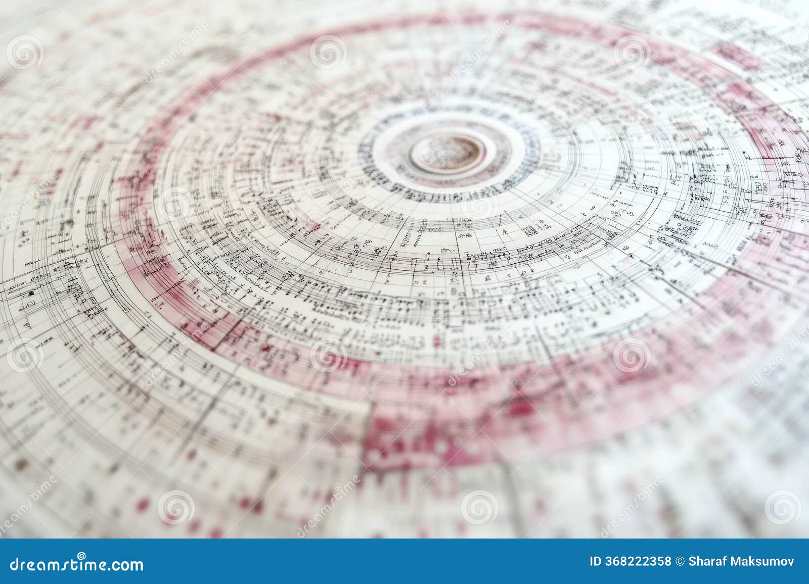 The Circle Of Fifths, Music Theory. Cartoon Vector | CartoonDealer.com ...