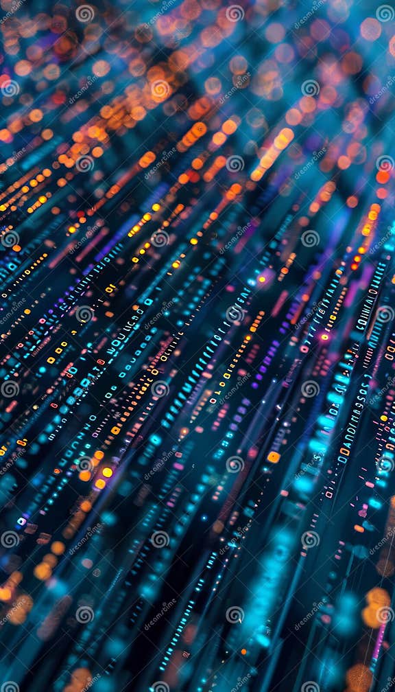 Detailed Digital Texture Pattern with Computer Code in Bold Modern ...