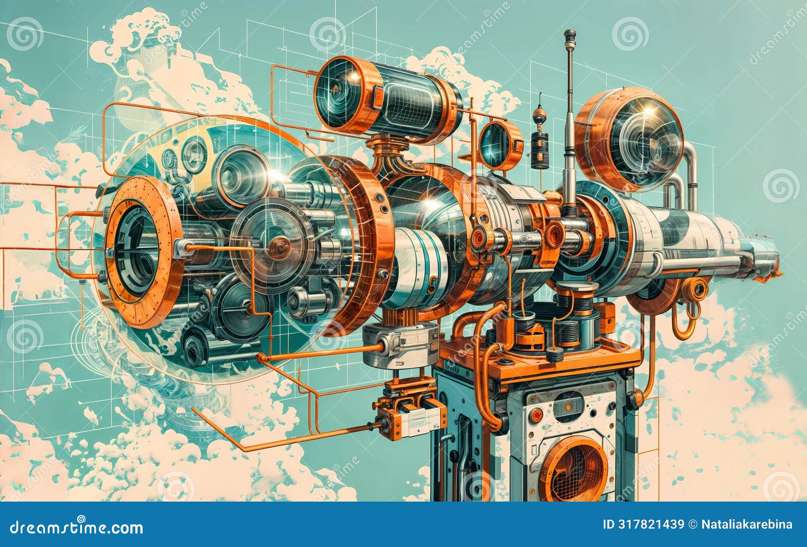 Detailed Drawing Of Cartoon Ariocarpus Cactus, Decorative And Cute ...