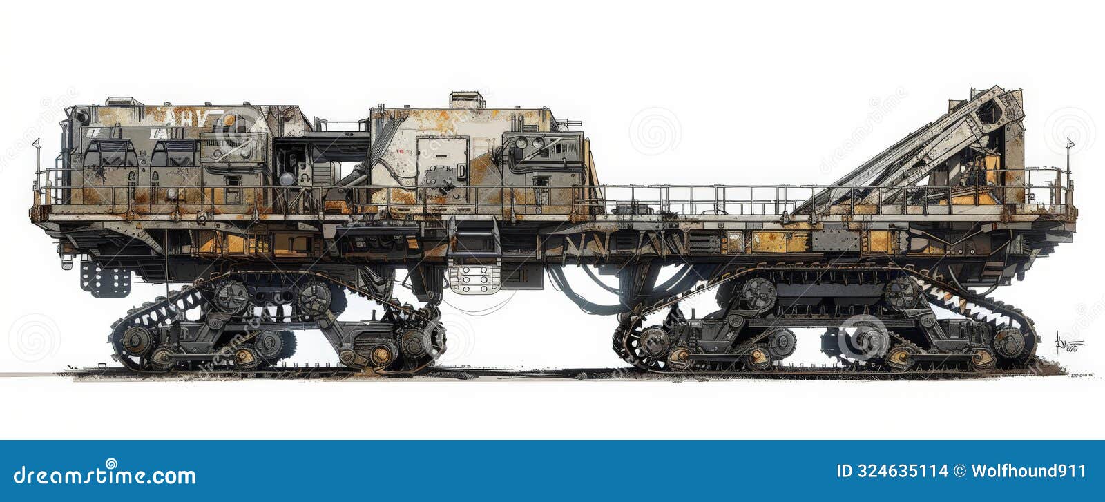 A Detailed Drawing of a Mobile Bridge Layer, Featuring Its Deployment ...