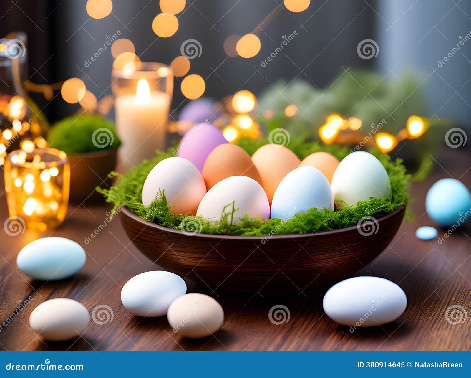 Detailed Egg Creates Cozy Easter Atmosphere. High Stock Image - Image ...