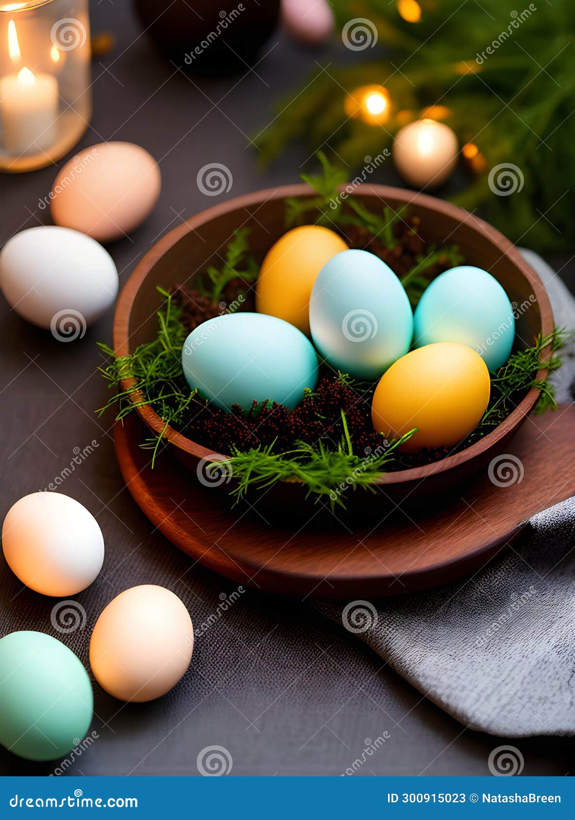 Detailed Egg Creates Cozy Easter Atmosphere. High Stock Image - Image ...
