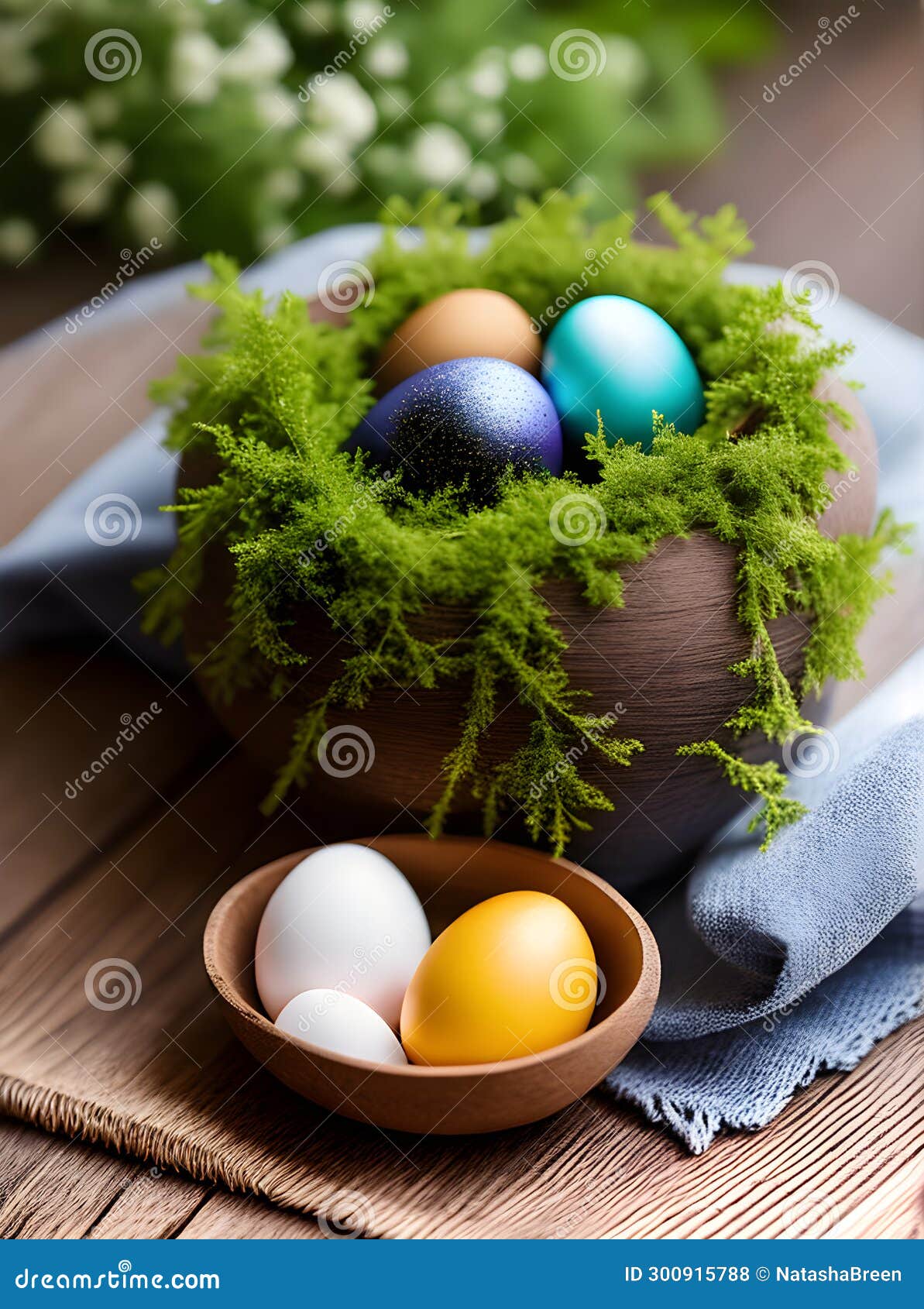 Detailed Egg Creates Cozy Easter Atmosphere. High Stock Photo - Image ...
