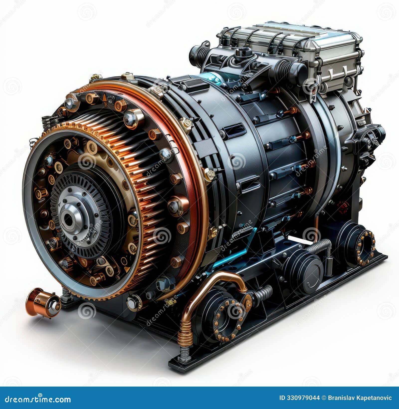 Detailed Electric Car Engine Showcasing Advanced Charging Technology ...